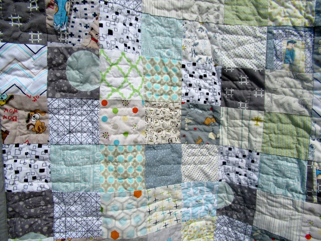 Twin Quilt Modern Quilt Handmade Quilt Patchwork Quilt - Etsy