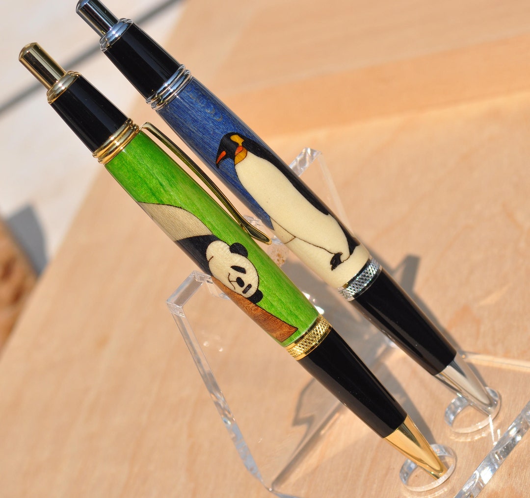 Animal Inlay Pens - Etsy
