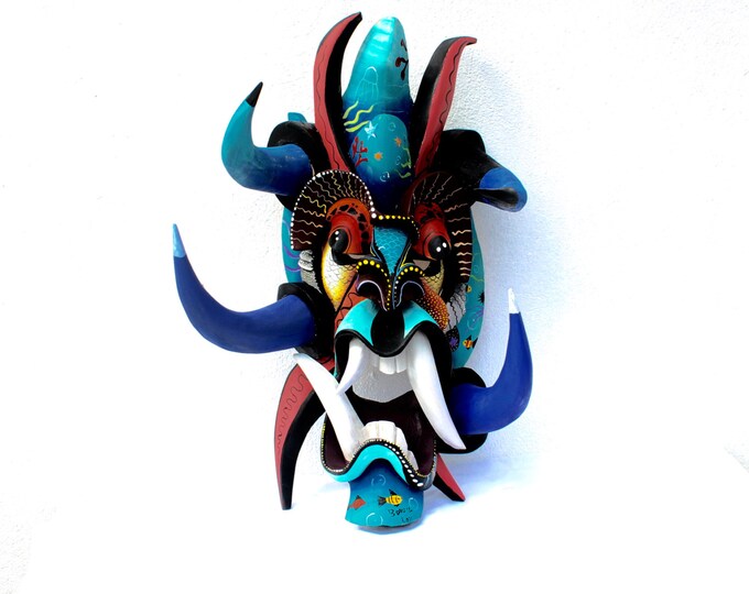 Boruca Mask, Ceremonial Mask, Devil Mask, Wood Carved Mask, Angry ...