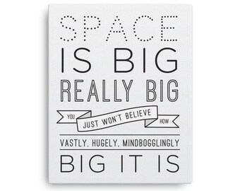 Douglas Adams Poster - Etsy