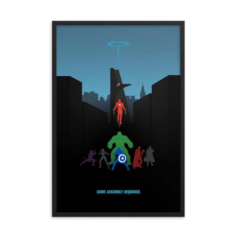 Avengers Poster Marvel Minimalist Poster Marvel Avengers - Etsy