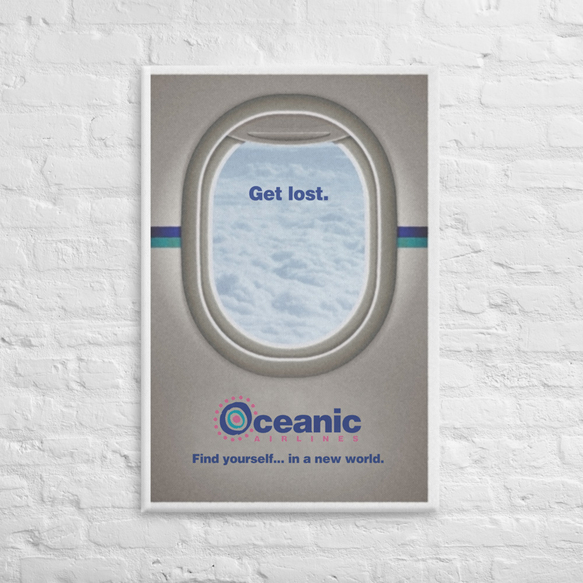 LOST Poster Oceanic Airlines Vintage Ad Lost TV Show | Etsy