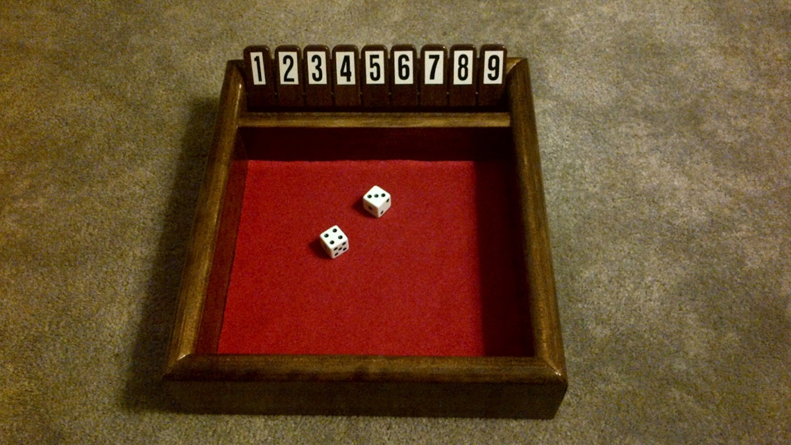 Shut the Box Game - Etsy