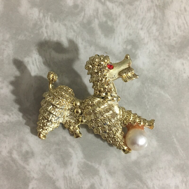 Poodle Brooch - Etsy