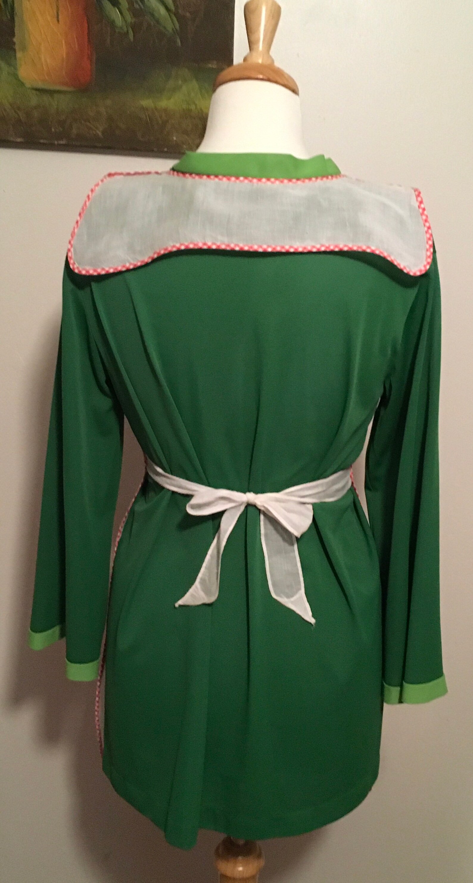 Vintage Apron Mid Century Bib Style Apron | Etsy