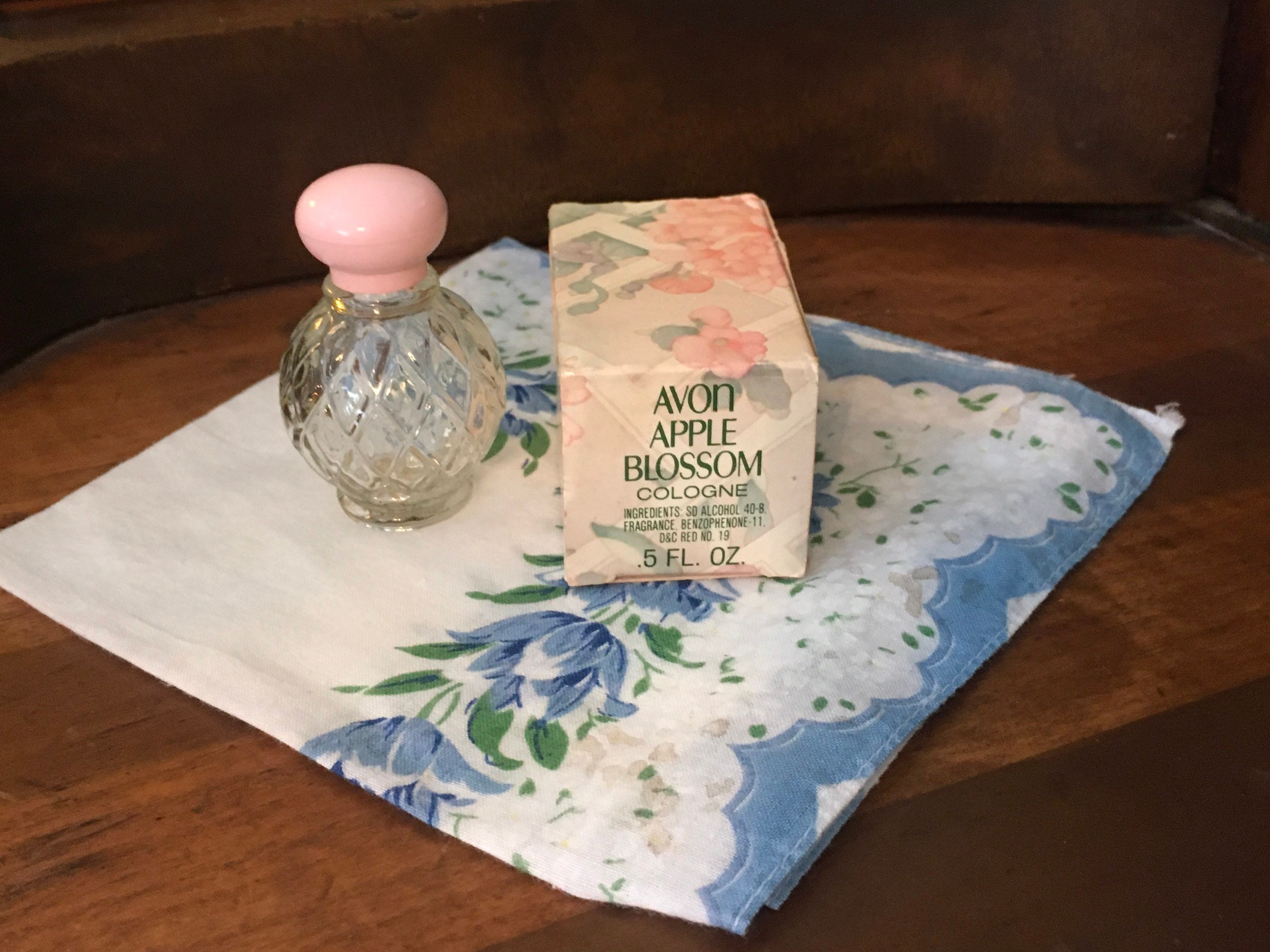Vintage Avon Apple Blossom Cologne With Original Box Avon - Etsy