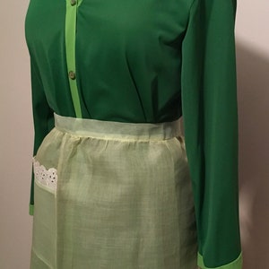 Vintage Apron 1950s Organdy Apron - Etsy