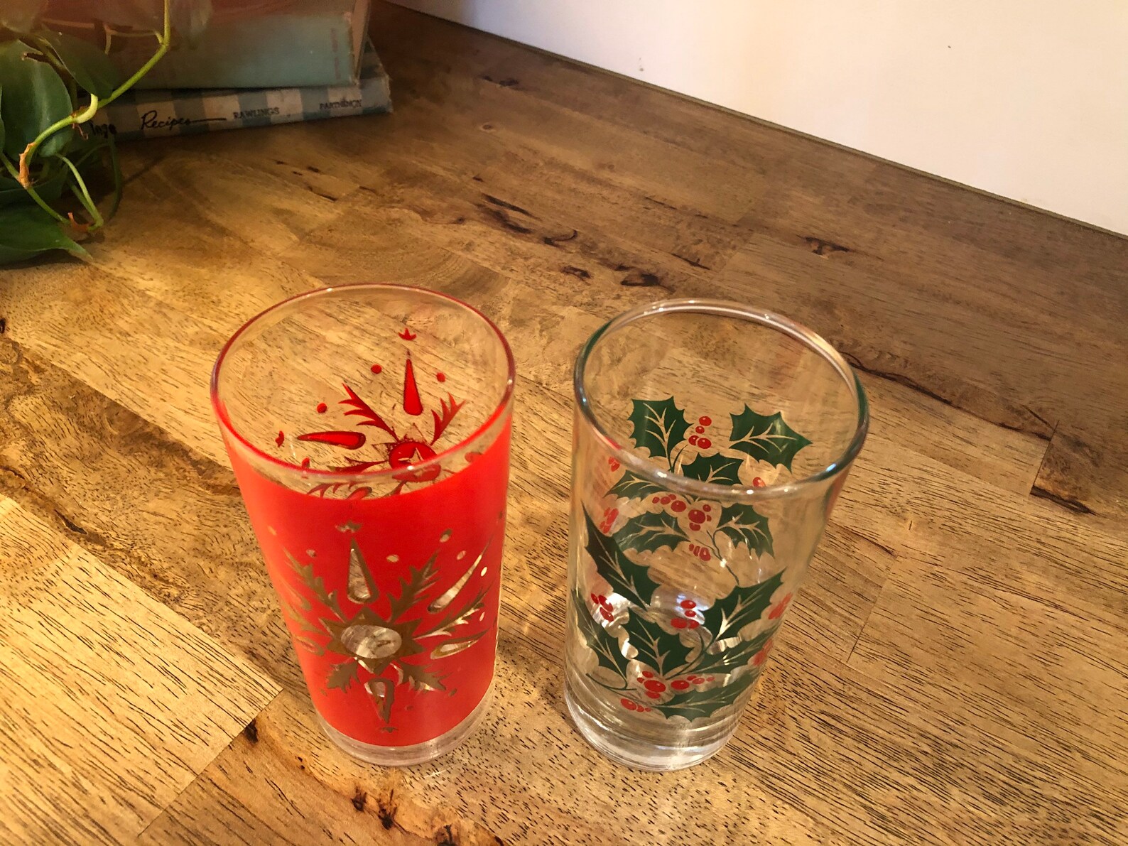 Vintage Drinking Glasses Mid Century Atomic 1950s Christmas | Etsy