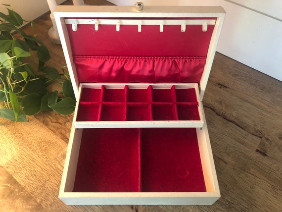 1950s Jewelry Box Mid Century Jewelry Box | Etsy