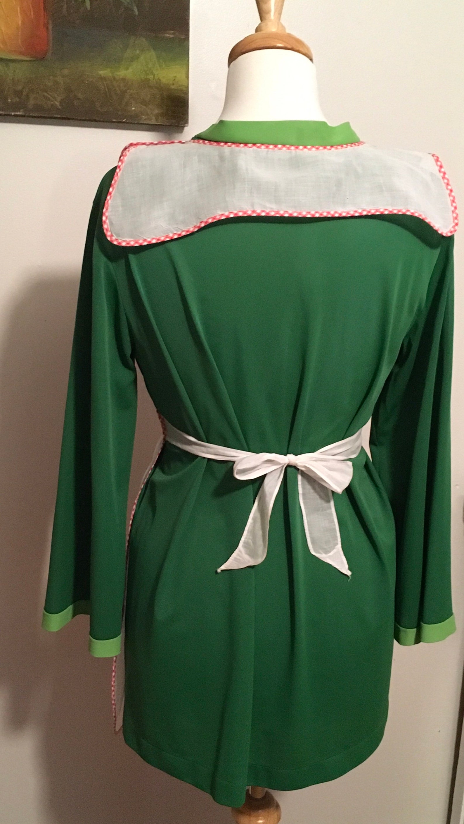 Vintage Apron Mid Century Bib Style Apron | Etsy