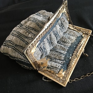 1920 Flapper Purse, 1900s Art Deco Beaded Bag, Antique Purse - Etsy
