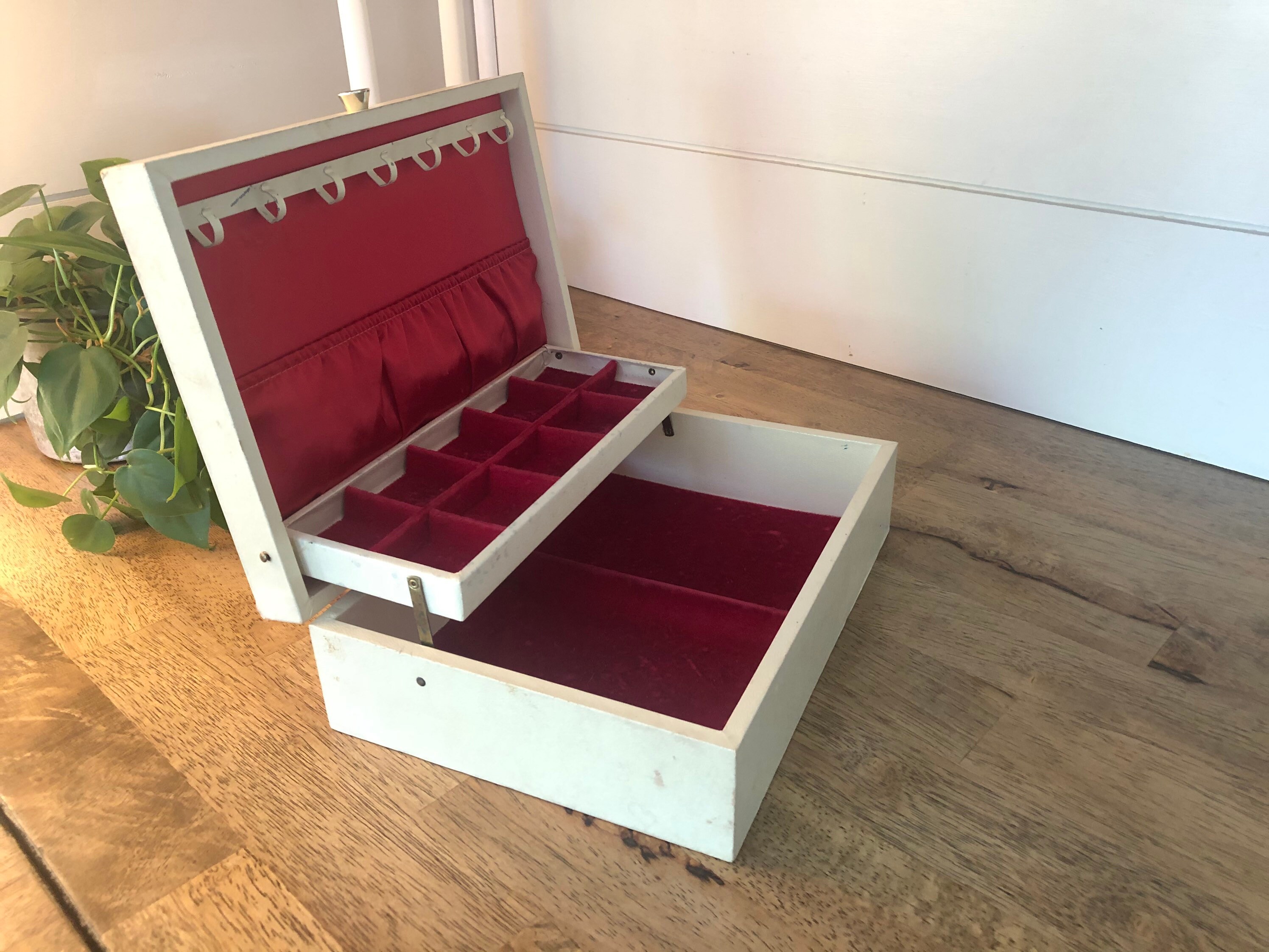 1950s Jewelry Box Mid Century Jewelry Box | Etsy