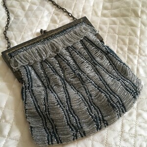 1920 Flapper Purse, 1900s Art Deco Beaded Bag, Antique Purse - Etsy