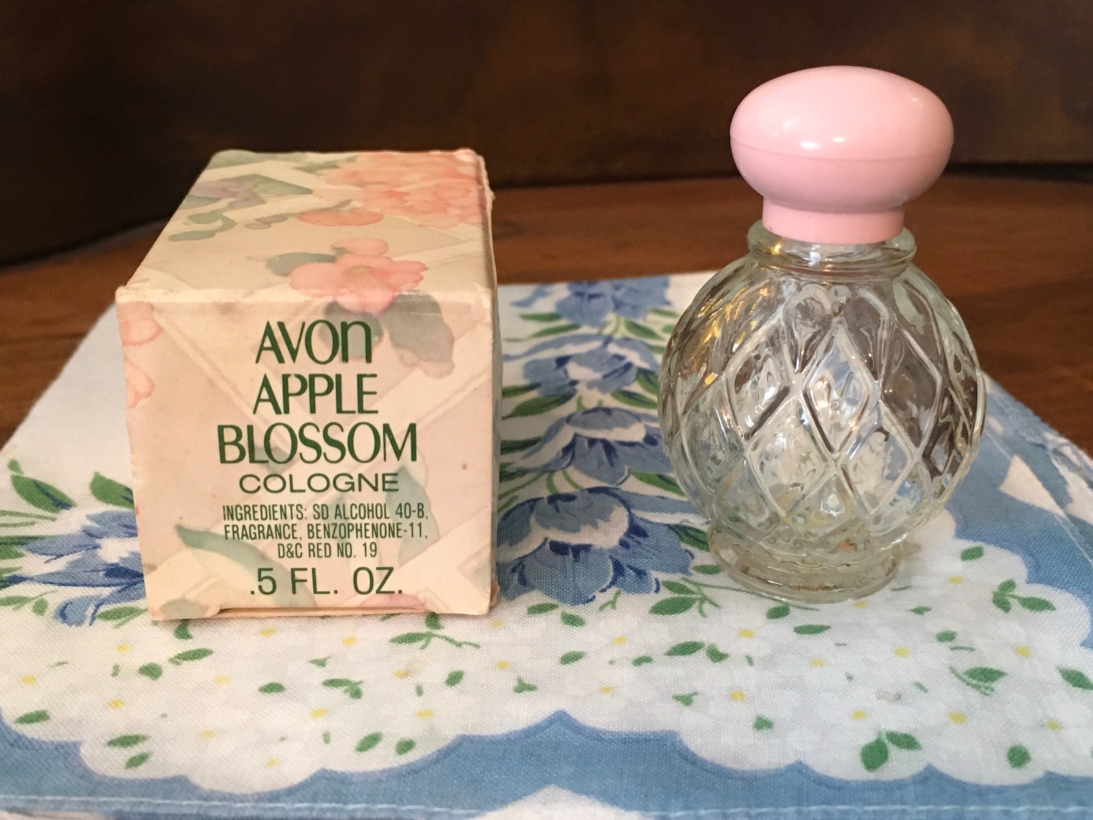 Vintage Avon Apple Blossom Cologne With Original Box Avon - Etsy