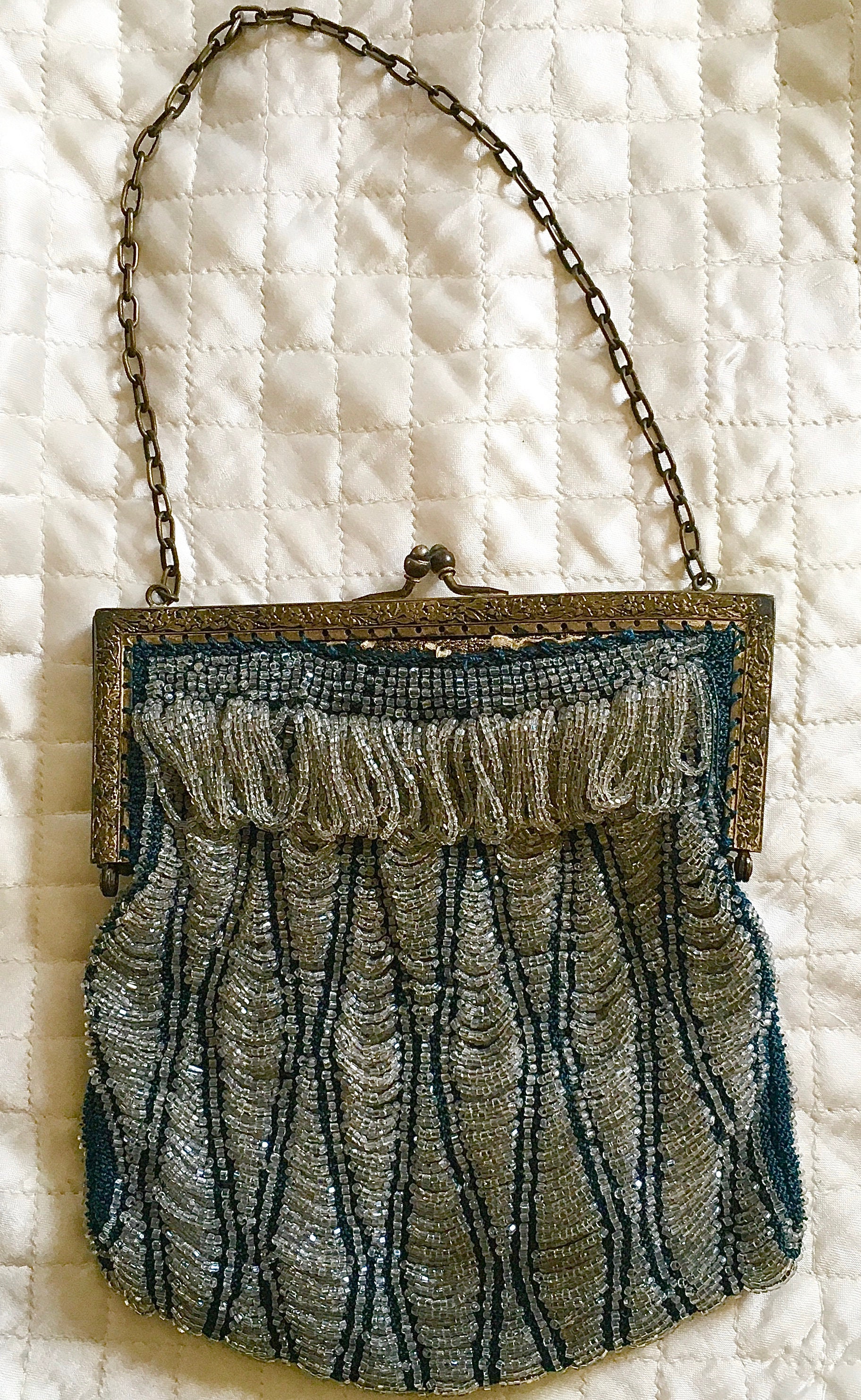 1920 Flapper Purse, 1900s Art Deco Beaded Bag, Antique Purse - Etsy
