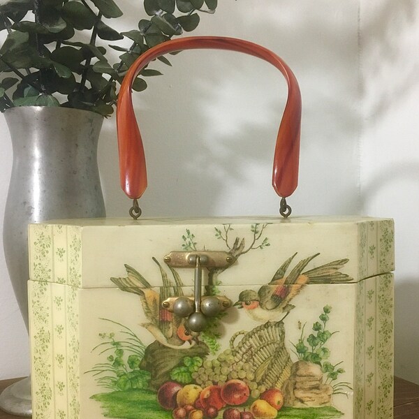 Vintage Box Purse - Etsy