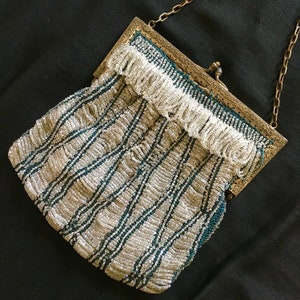 1920 Flapper Purse, 1900s Art Deco Beaded Bag, Antique Purse - Etsy