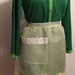 Vintage Apron 1950s Organdy Apron - Etsy