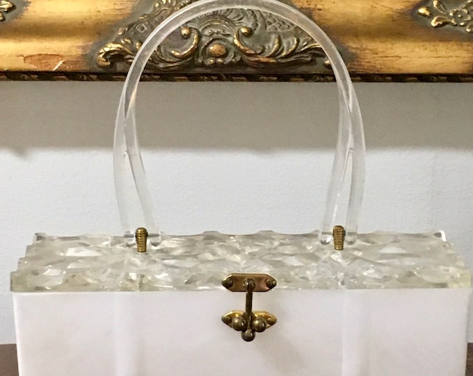 1950s Lucite Purse, Vintage Lucite Handbag, Mid Century Accessory - Etsy
