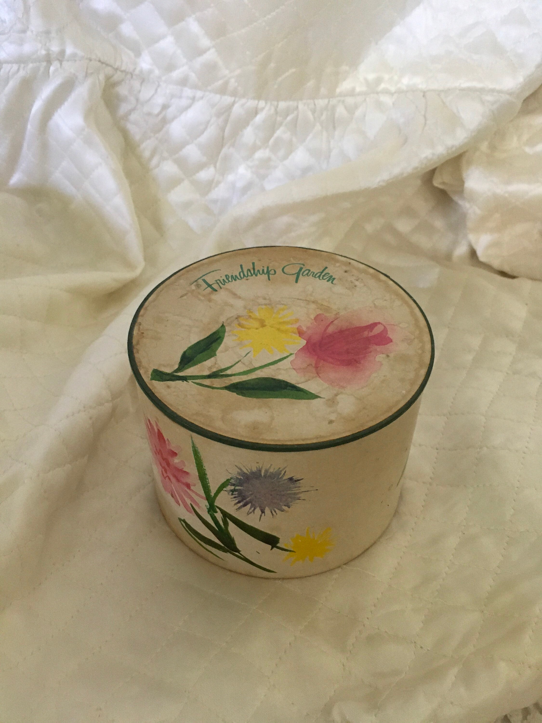 1950s Friendship Garden Dusting Powder Vintage Shulton Inc. - Etsy