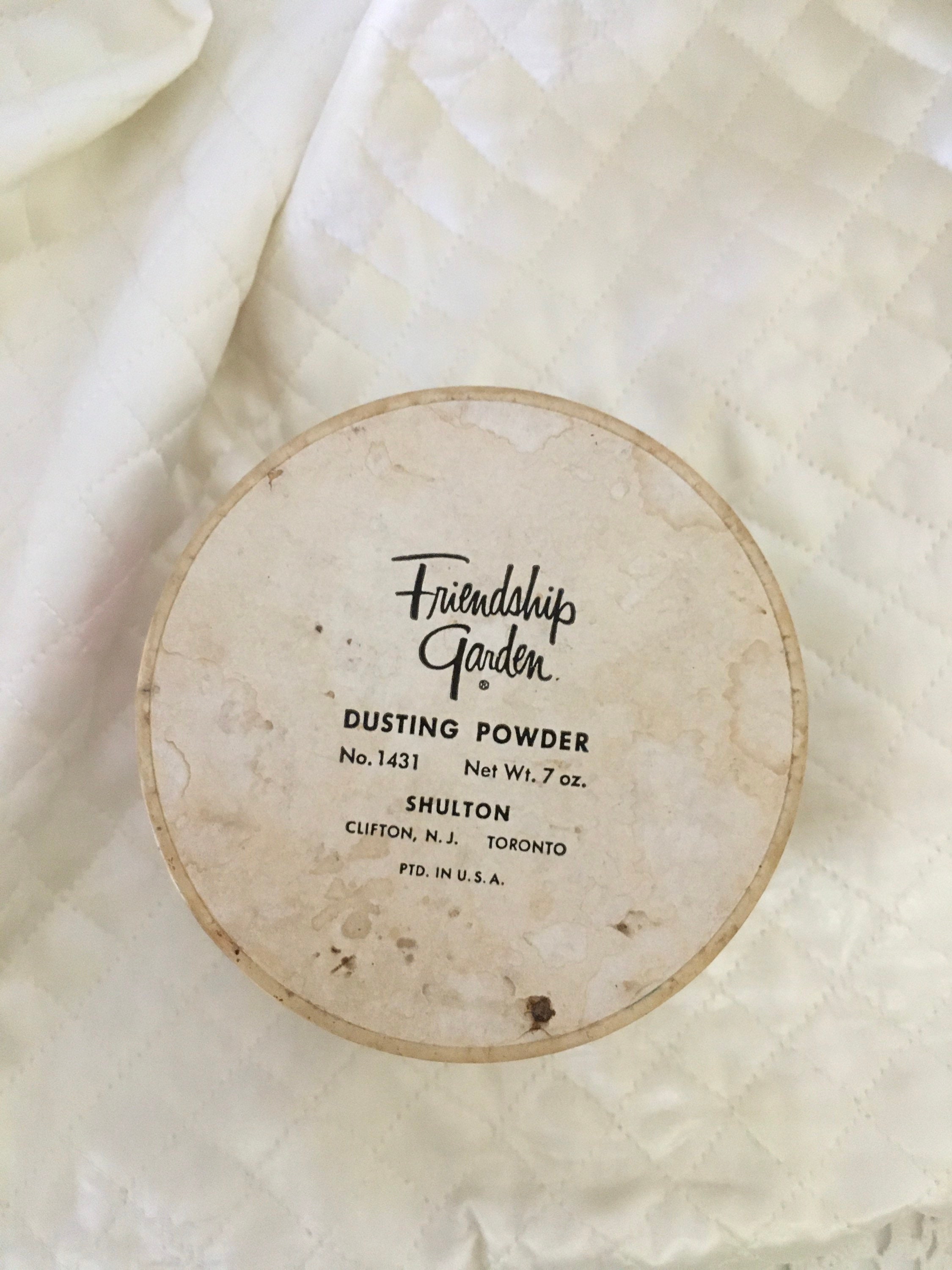 1950s Friendship Garden Dusting Powder Vintage Shulton Inc. - Etsy