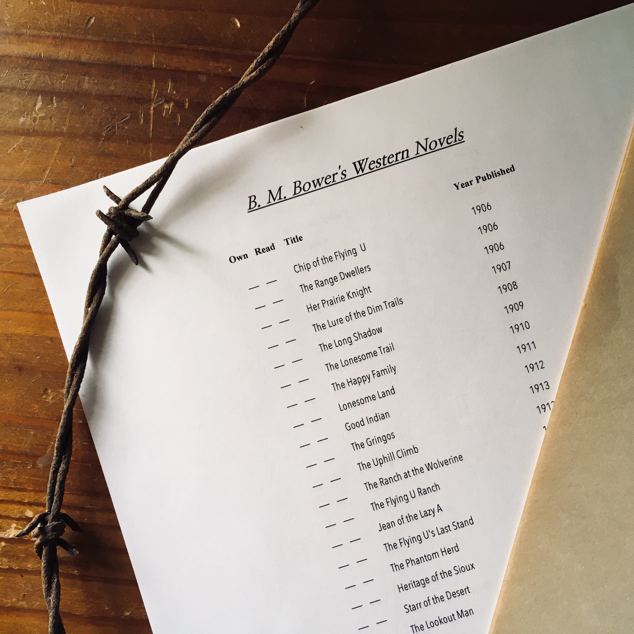 B. M. Bower Book List Complete, Chronological, Instant Download ...