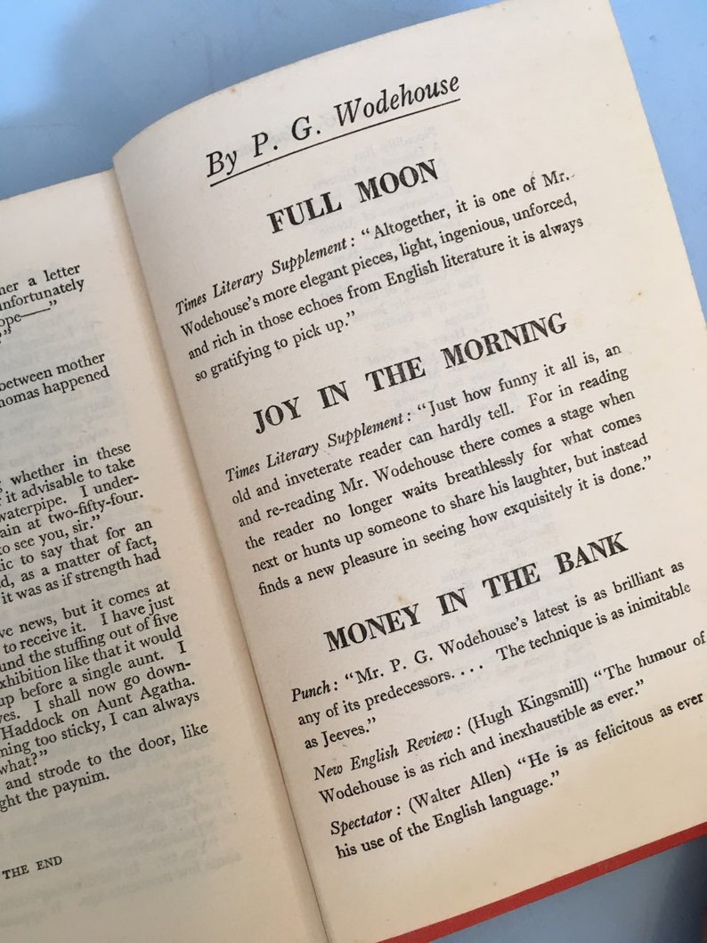 The Mating Season by P.G. Wodehouse | 1949 FIRST EDITION! | Vintage ...