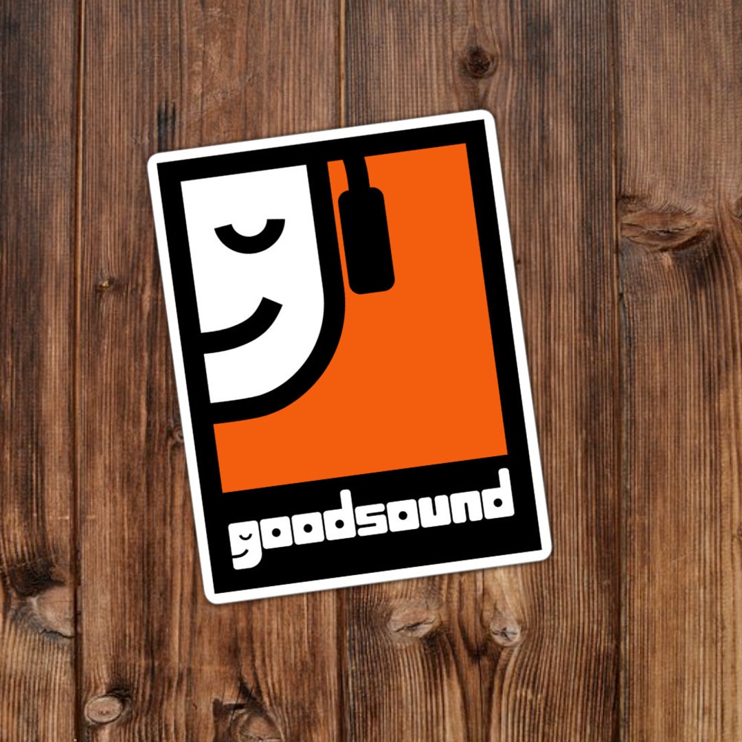 Goodsound Vinyl Sticker / Retro Sticker / Music Lover's Sticker / Fun ...