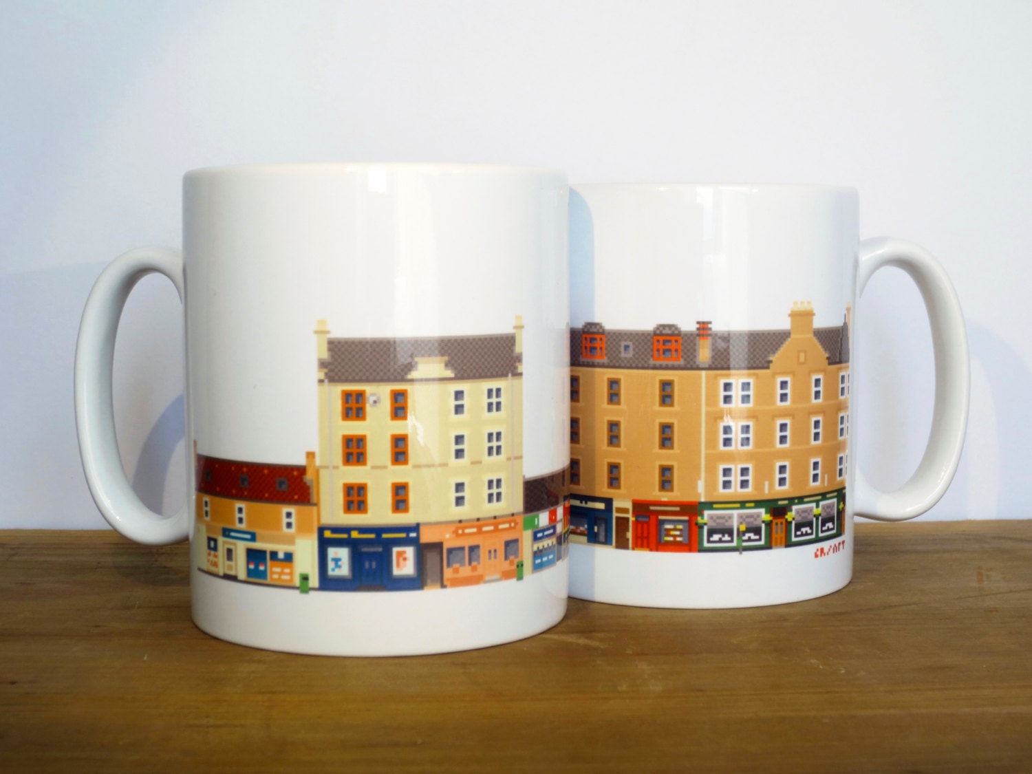 Pixel Dundee Mennie's/ Speedwell Bar Mug. Escocia / Pub Escocés ...