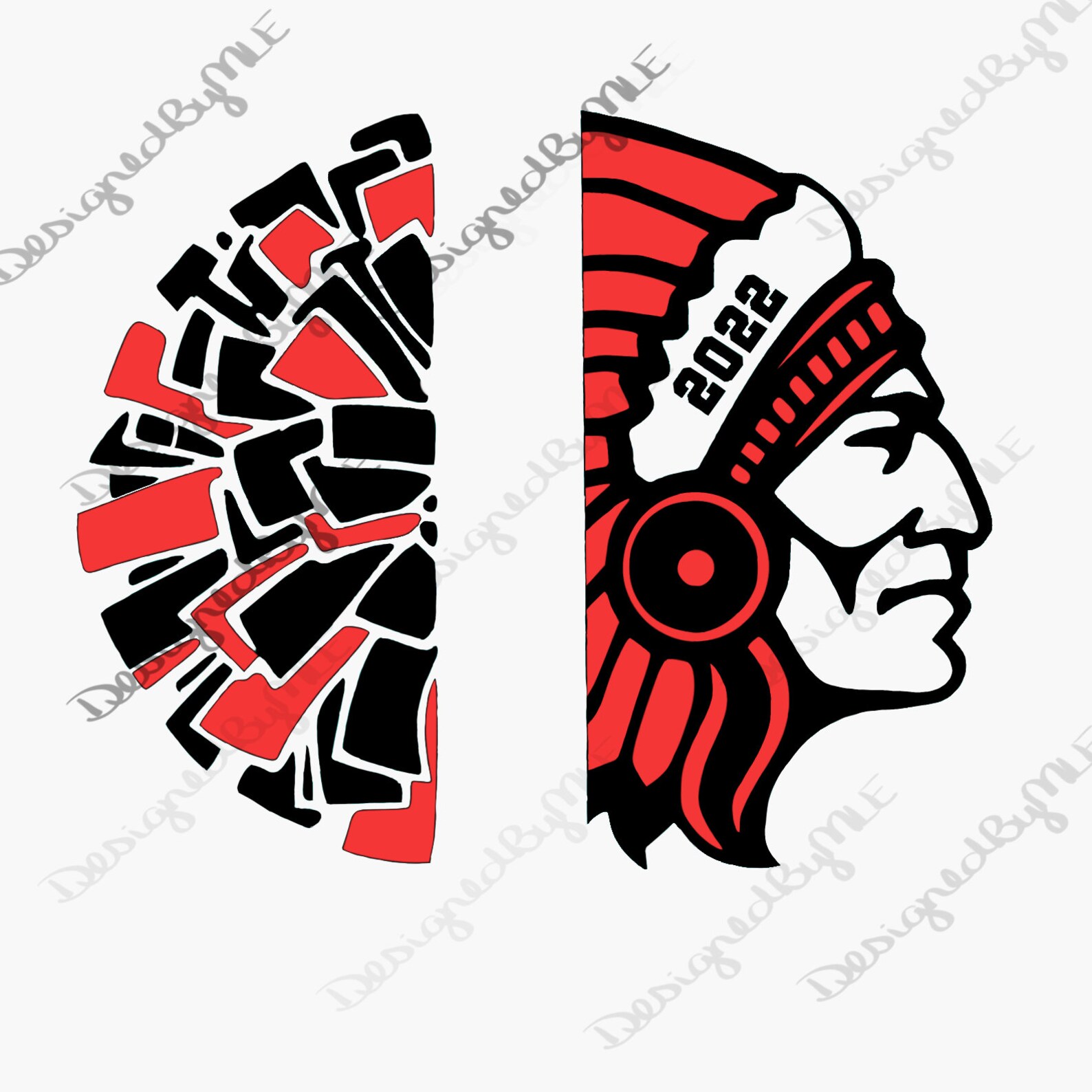 Cheer Indian Mascot SVG Indian Cheerleader Pom Pom Indian - Etsy