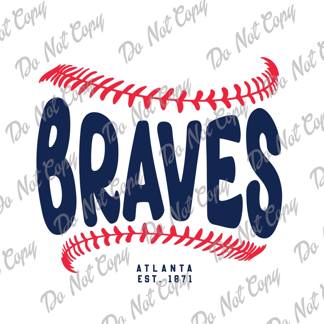 Braves Baseball Design: Atlanta Team SVG, PNG (instant Download) - Etsy