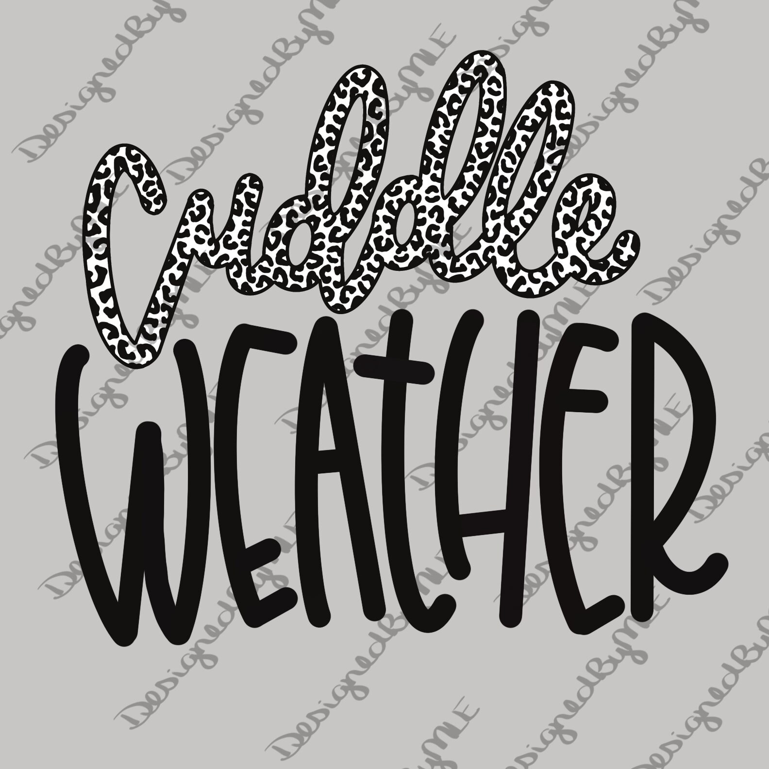 Cuddle Weather Leopard SVG PNG JPG Cheetah Cuddle Weather - Etsy