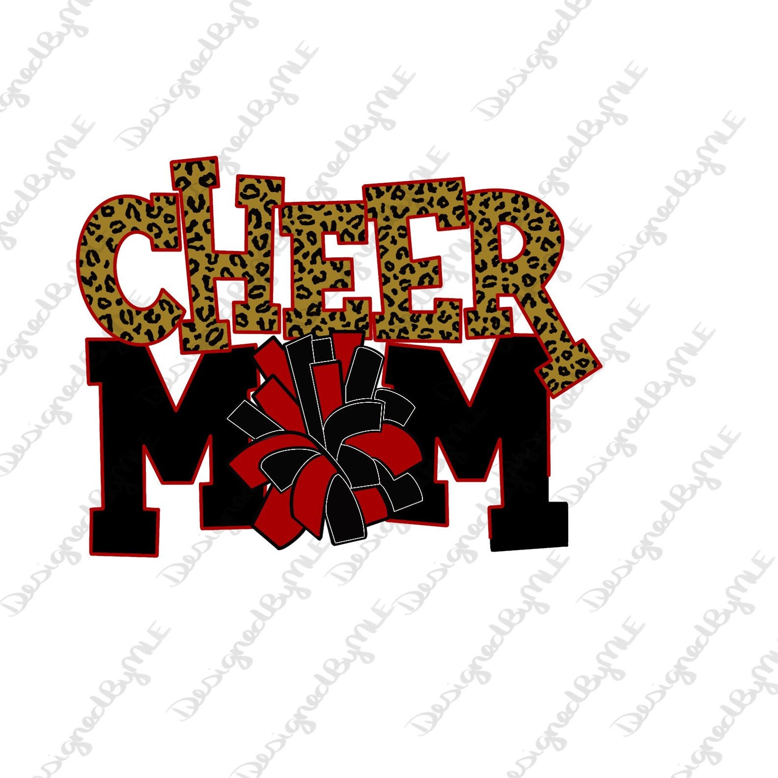 Leopard Cheer Mom SVG Cheetah Cheerleader Cheer Mom Fan - Etsy