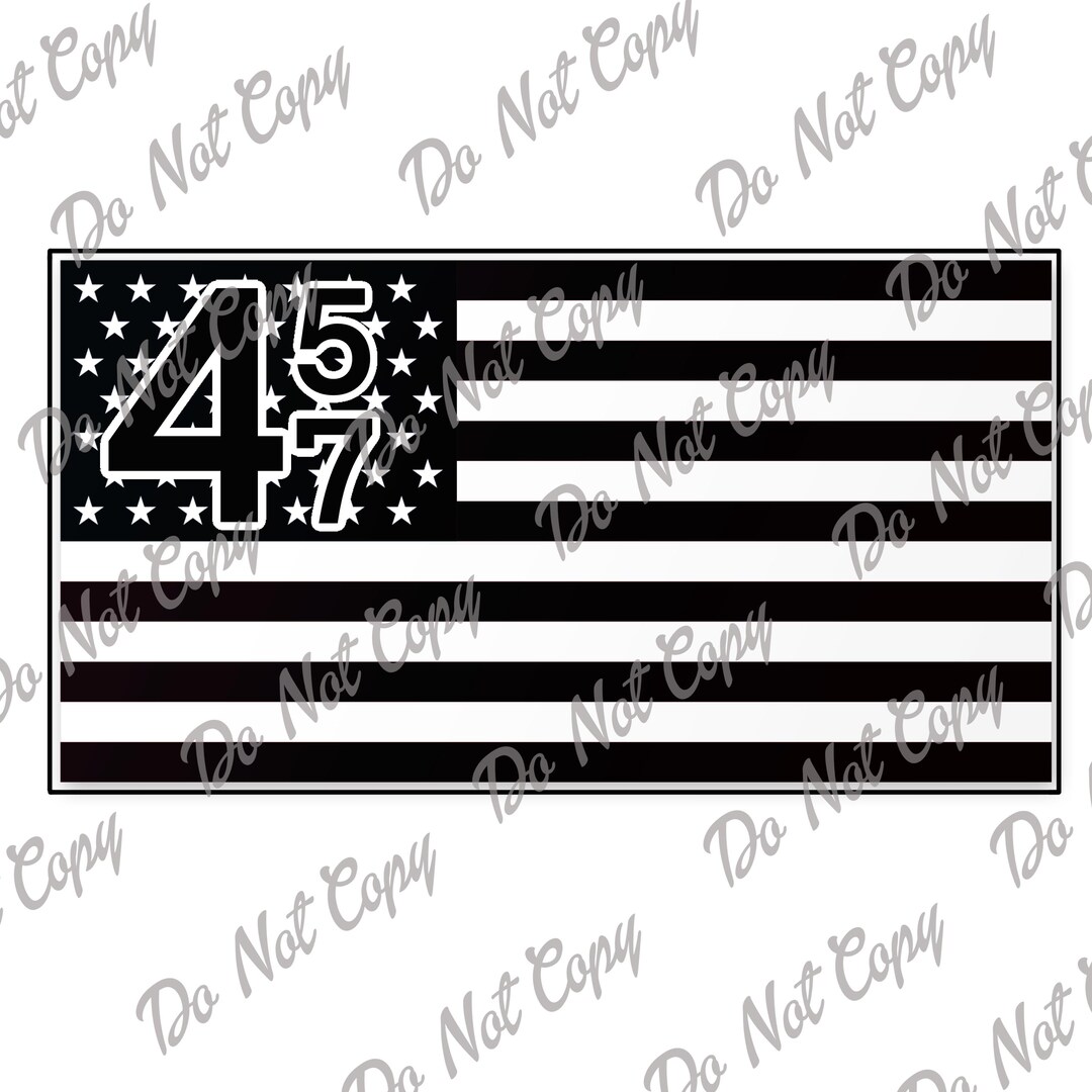 Trump 45/47 US Flag SVG PNG: Republican, Conservative, Patriotic ...
