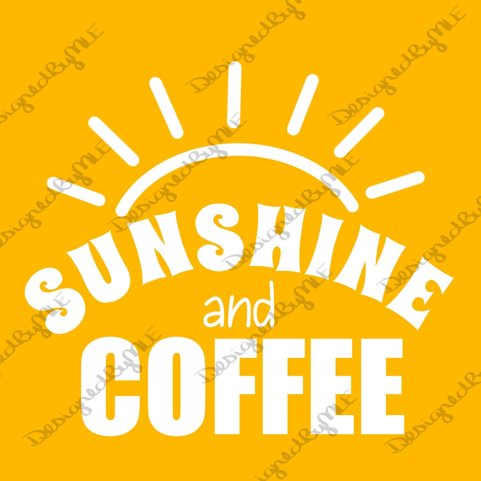 Sunshine and Coffee SVG PNG JPG - Summer Spring Design (instant ...