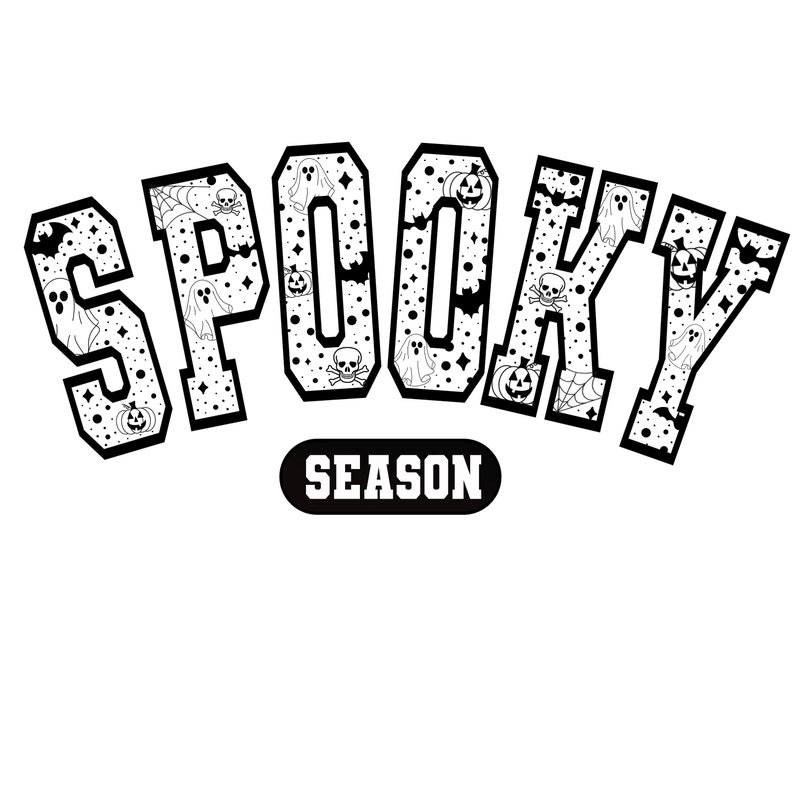 Spooky Season SVG, PNG, Halloween, Spooky, Vintage Spooky Season, Fall ...