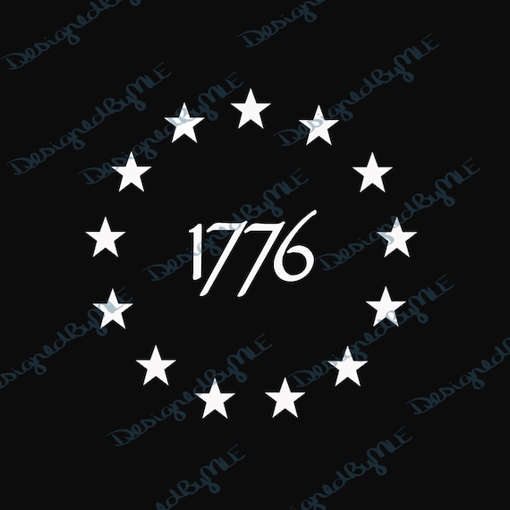 1776 Circle Star Car Decal 1776 Vinyl Sticker Revolution - Etsy