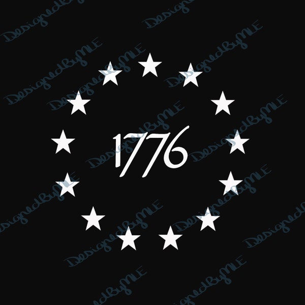 1776 Vinyl Car Decal - Etsy
