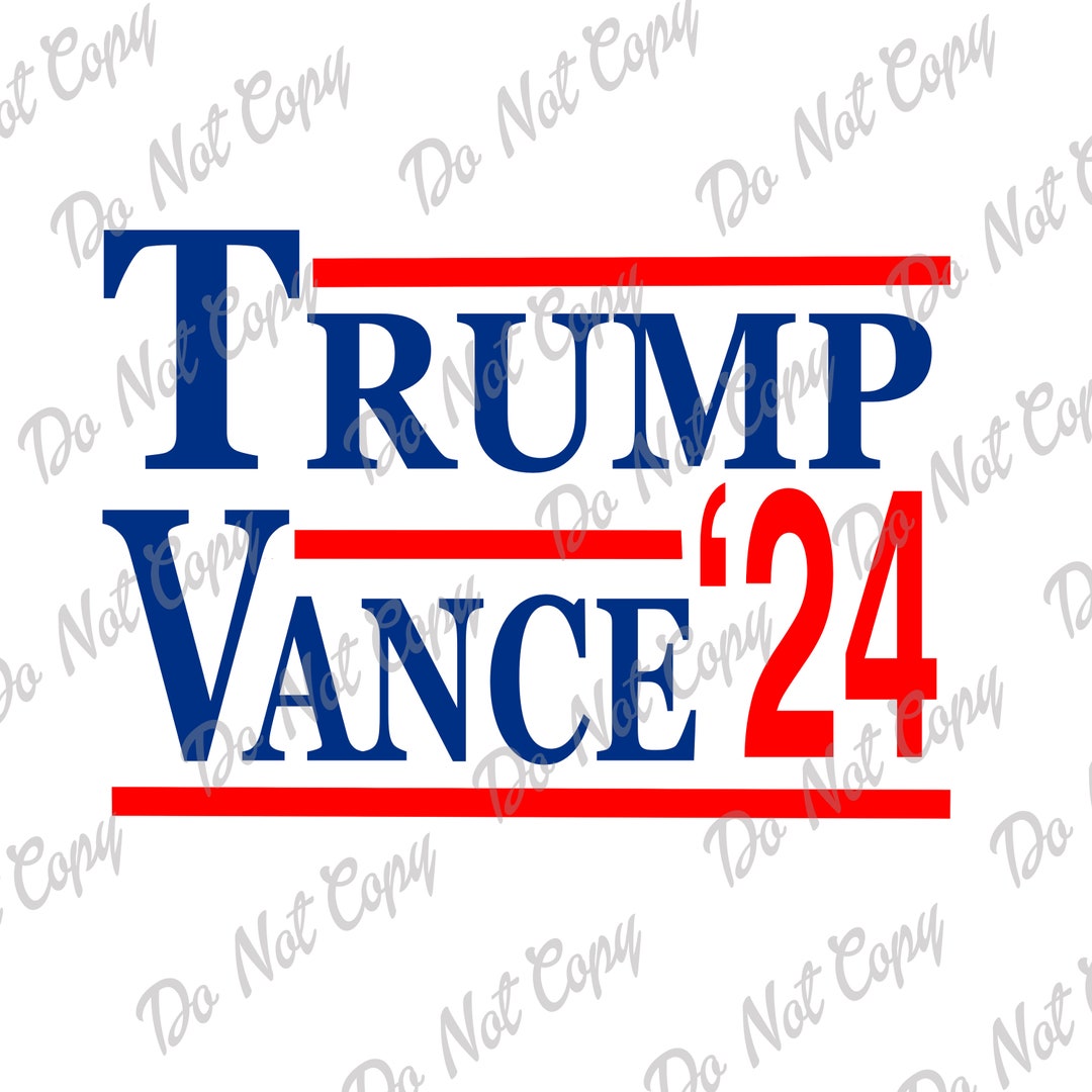 Trump Vance 2024 SVG, PNG, Republican, Conservative, Trump, JD Vance ...