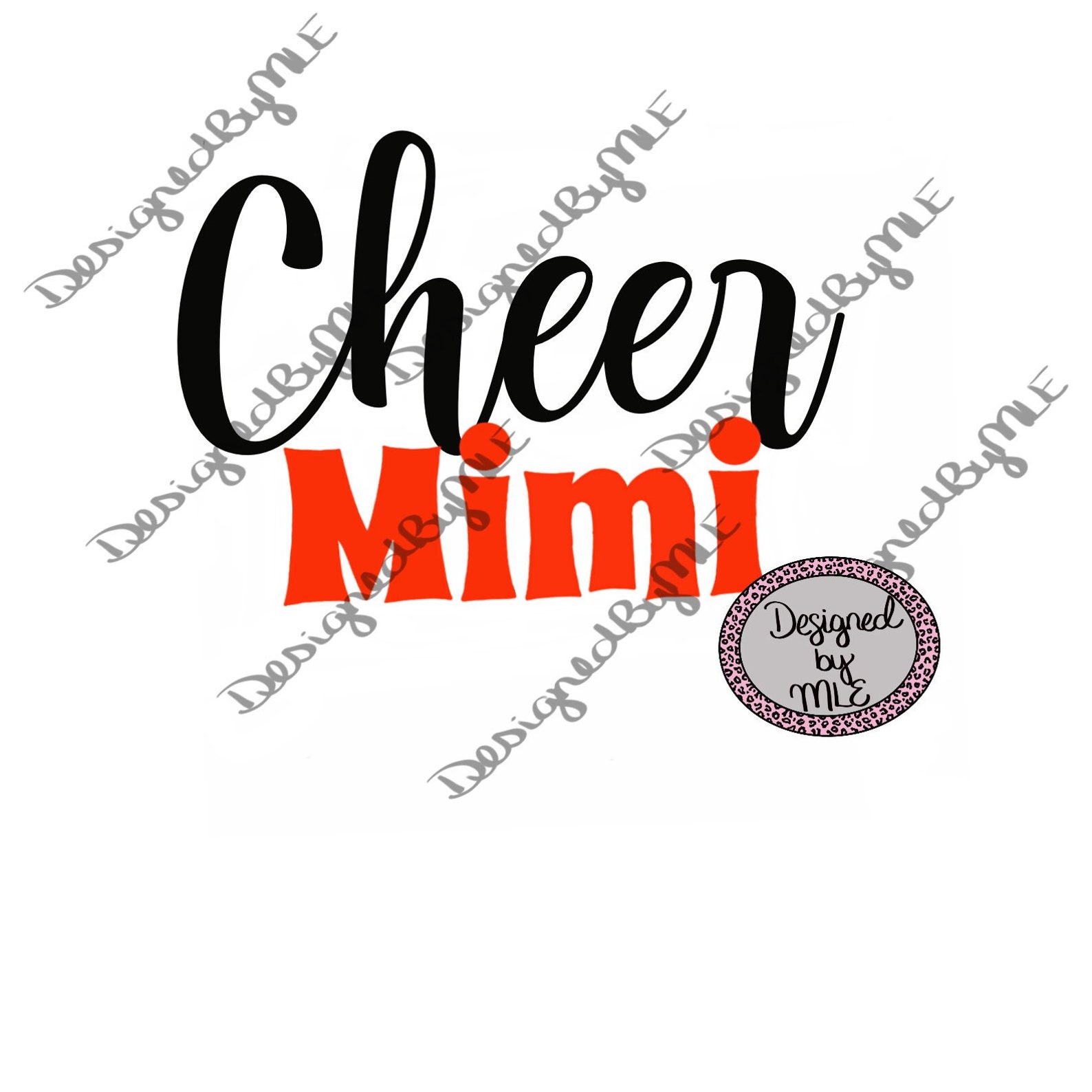 Cheer Mimi SVG, Cheerleader Fan, Cheerleading SVG, Mimi SVG, Grandma ...