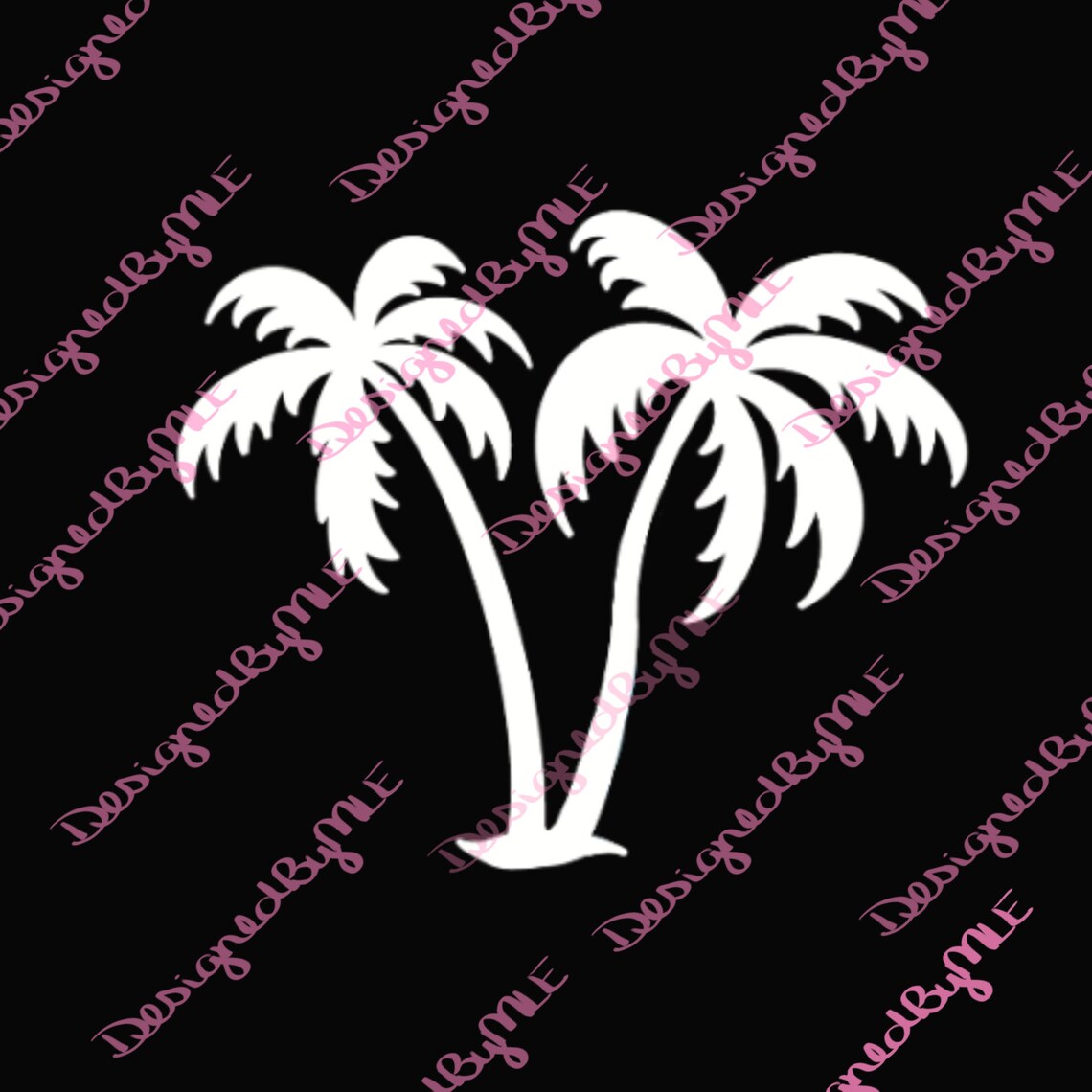 Palm Tree Decal Bumper Sticker Car Decal Beach Sticker - Etsy