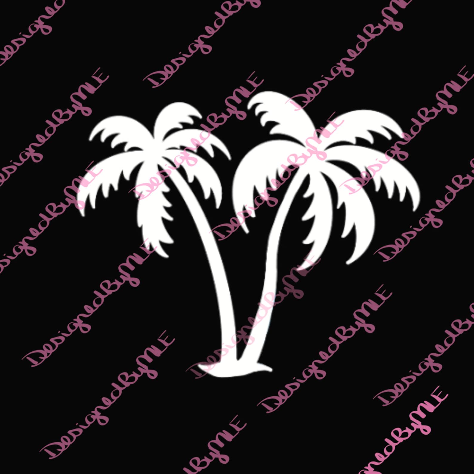 Palm Tree Decal Bumper Sticker Car Decal Beach Sticker - Etsy