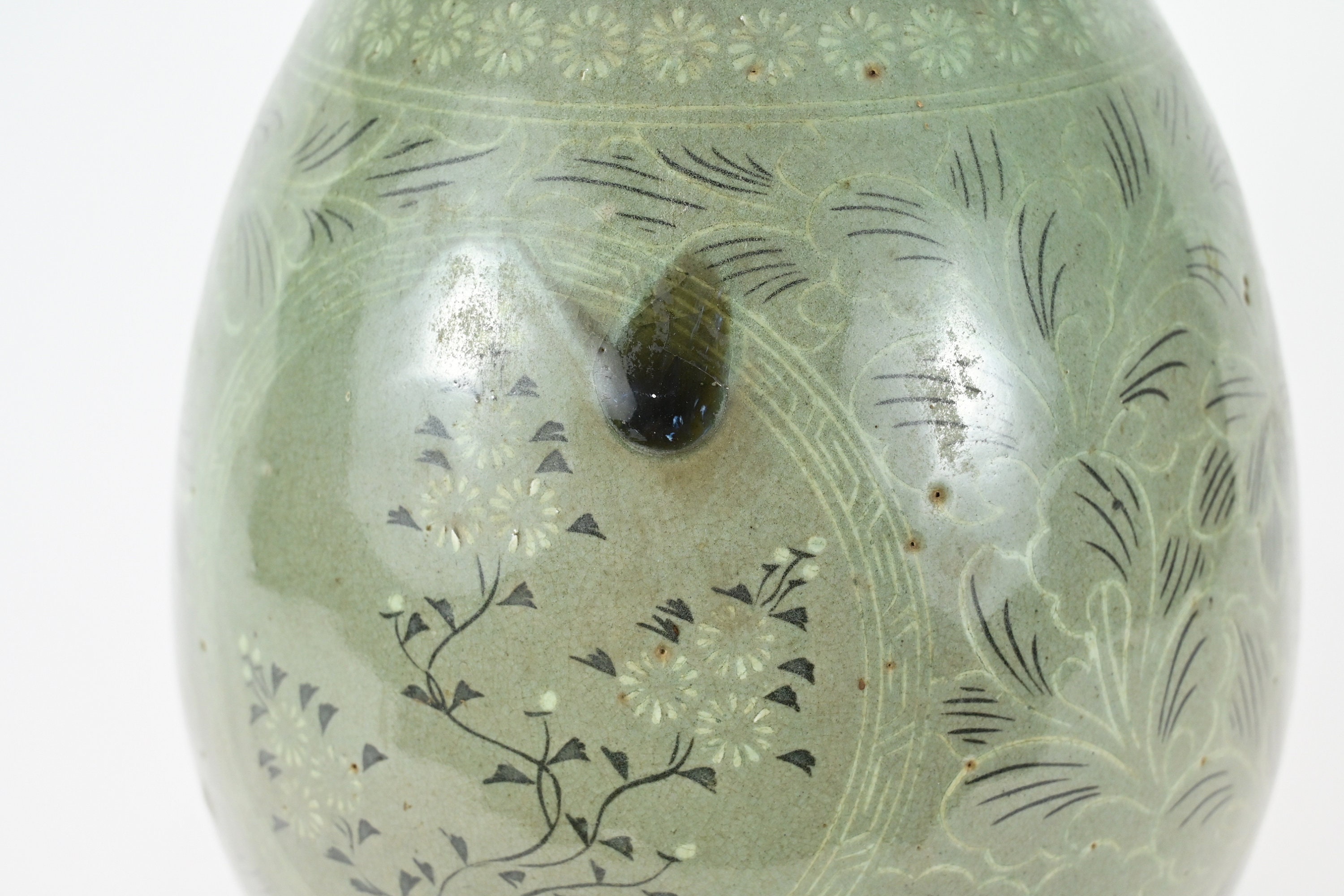 Antique Korean Pottery Goryeo Style Celadon Green Glaze - Etsy