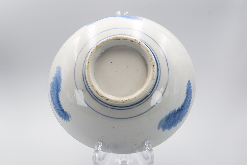 Antique Japanese Porcelain Red Sun With Tree Bowl - Etsy