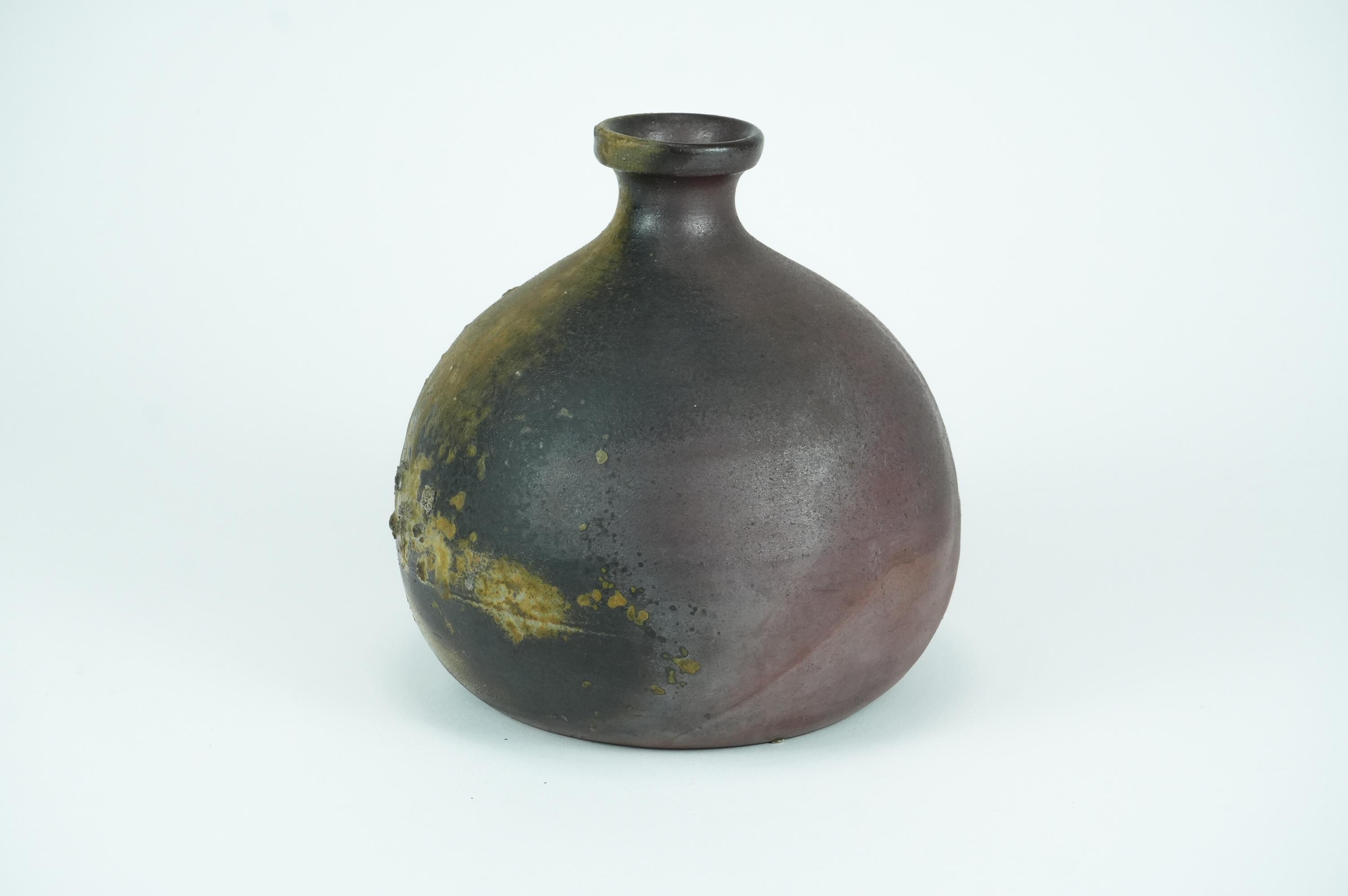 Vintage Japanese Pottery Bizen Ware Bottle Vase - Etsy