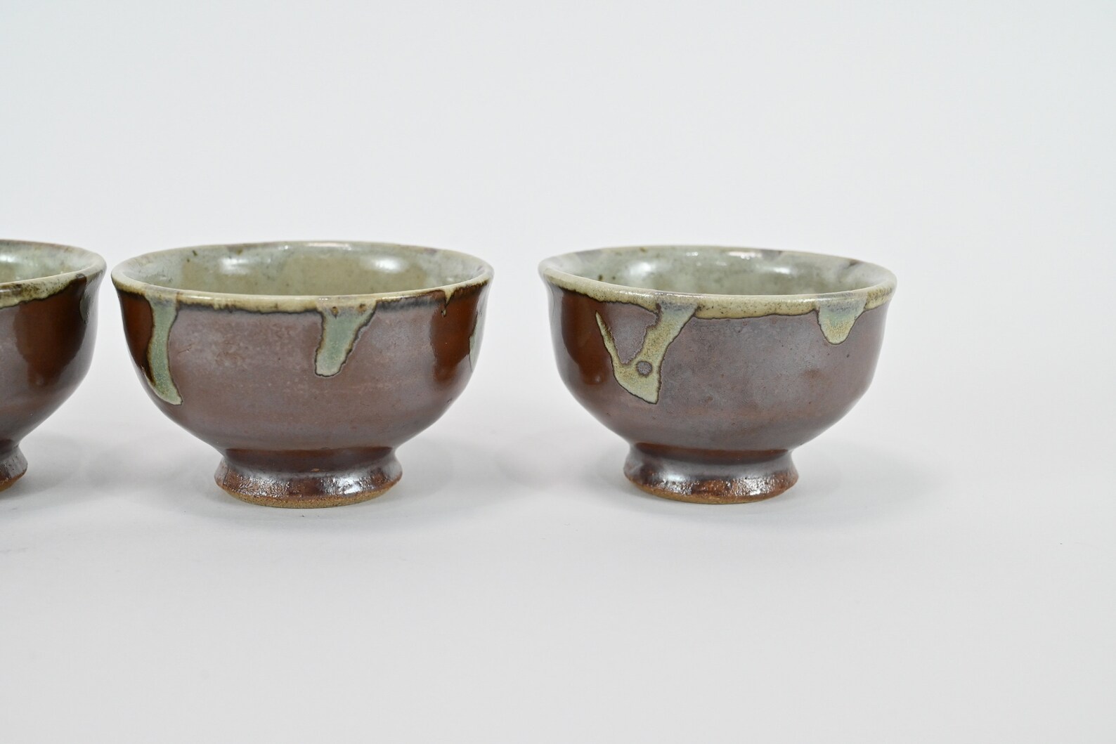 Set Five Vintage Japanese Pottery Mashiko Ware Yunomi Chawan - Etsy
