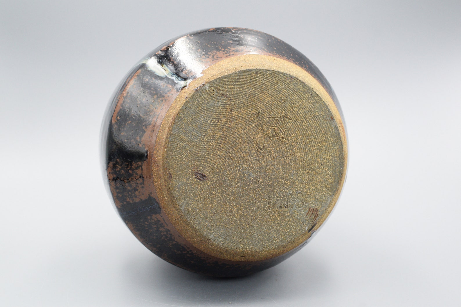 Nice Vintage Japanese Pottery Mashiko Dark Brown Glaze Bottle - Etsy