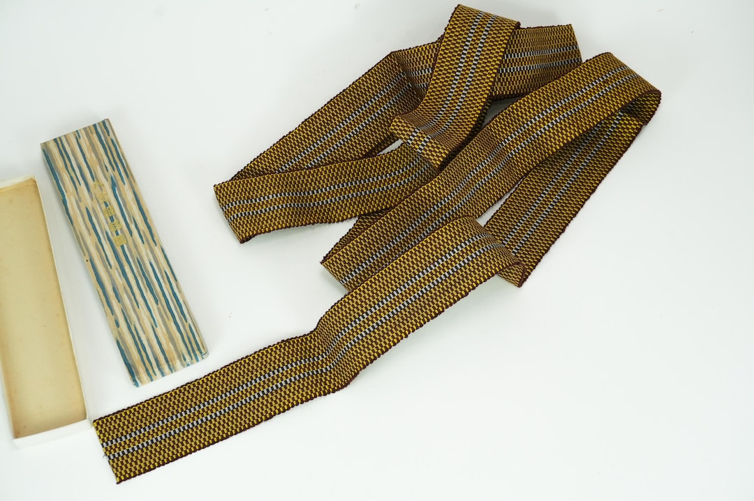 Vintage Japanese Buddhist Costume Surplice Sash Strap Belt Wagesa - Etsy