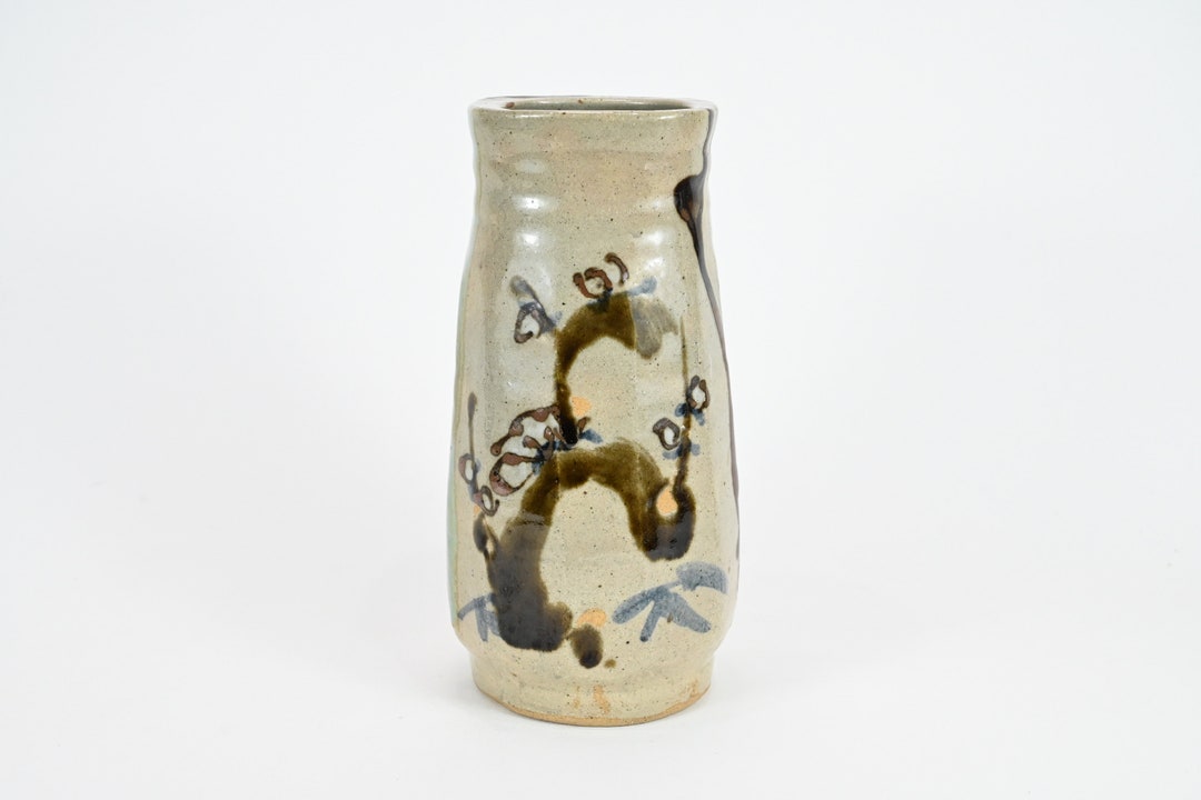 Vintage Japanese Pottery Mashiko Vase Attibuted to Sakuma Totaro (1900 ...