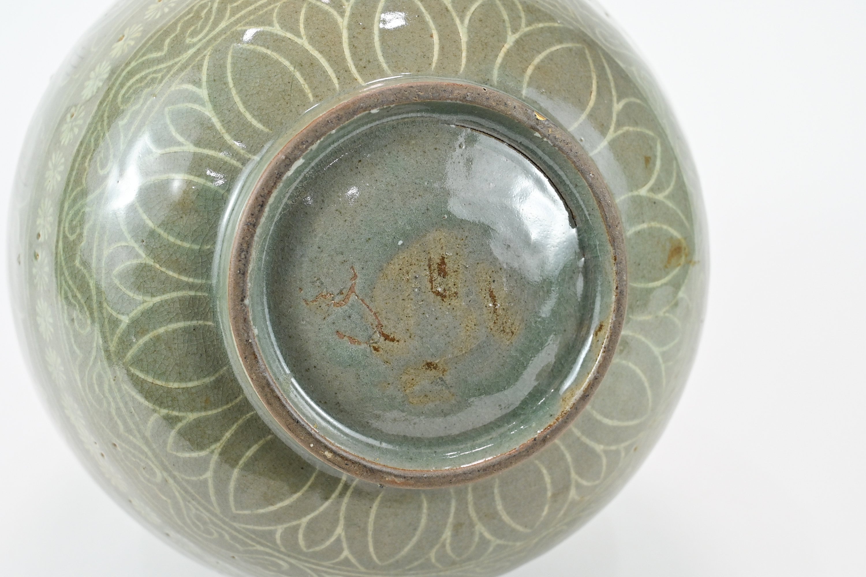 Antique Korean Pottery Goryeo Style Celadon Green Glaze - Etsy